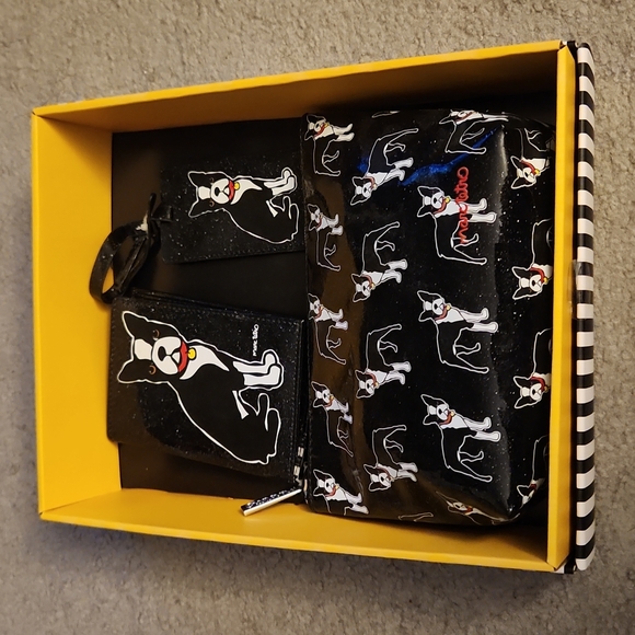 Marc Tetro | Bags | Marc Tetro Boston Terrier Gift Set | Poshmark